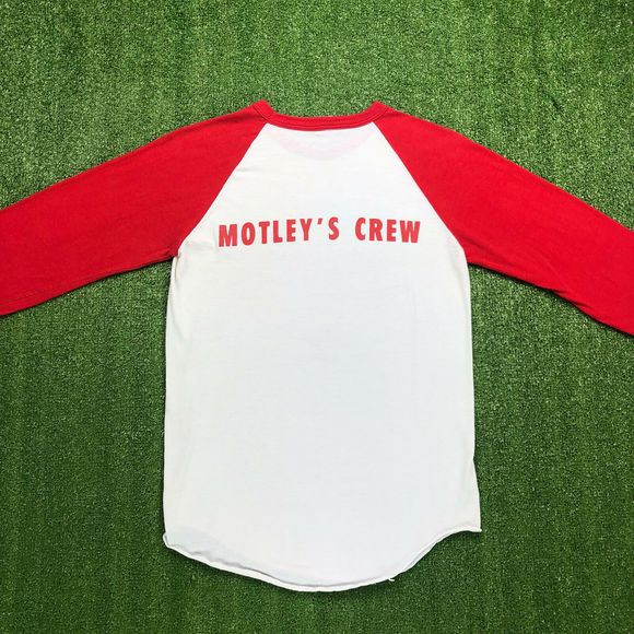Screen Stars | Shirts | Vtg 8s Motleys Crew Motley Crue Raglan Tshirt ...